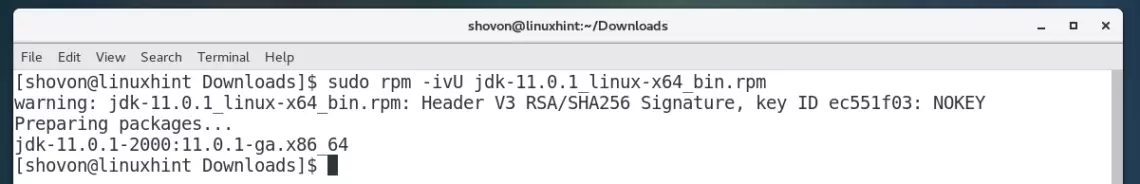 Oracle JDK 11'i CentOS 7'ye yükleyin 7487_10