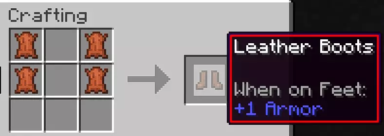 Minecraft တွင် Leather Armor ပြုလုပ်နည်း 7516_6