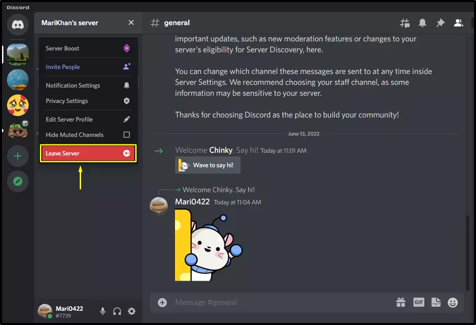 Yadda ake Bar Discord Server akan Desktop 752_10