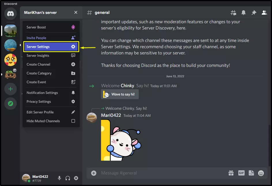 Yadda ake Bar Discord Server akan Desktop 752_3