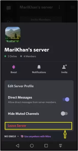 Jak opustit Discord Server na mobilu 754_10