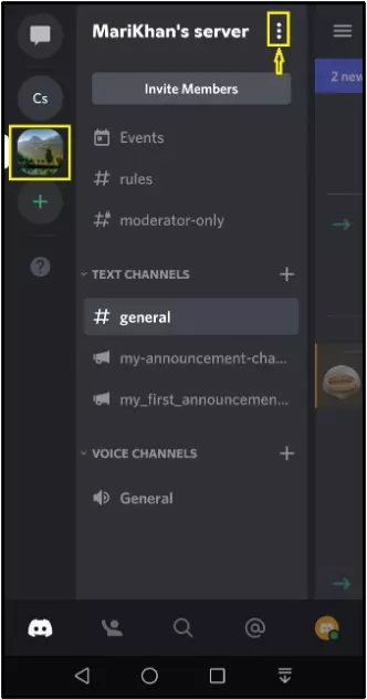 Cara Meninggalkan Pelayan Discord pada Mudah Alih 754_2