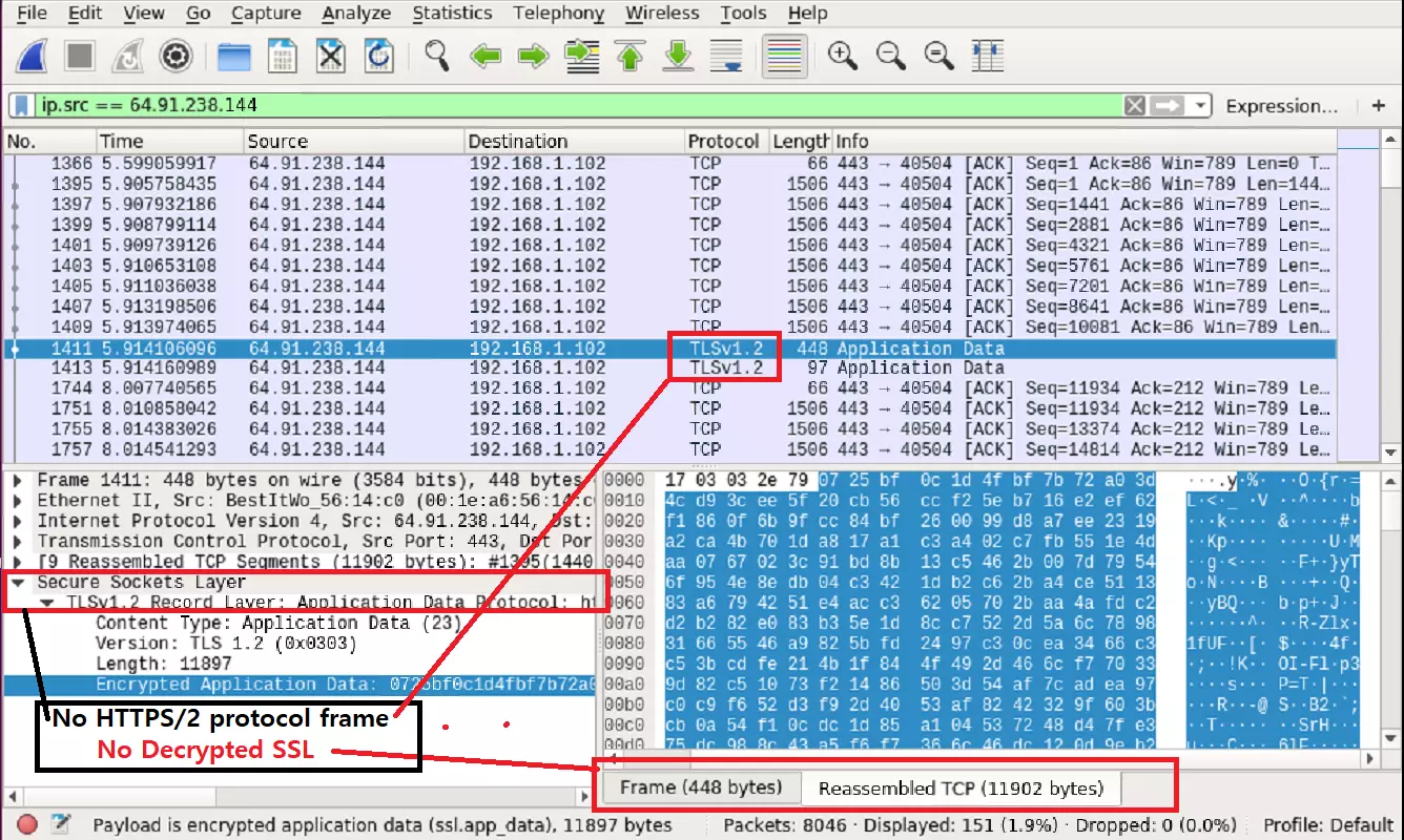 Dešifrování provozu SSL/TLS pomocí Wireshark 7564_12