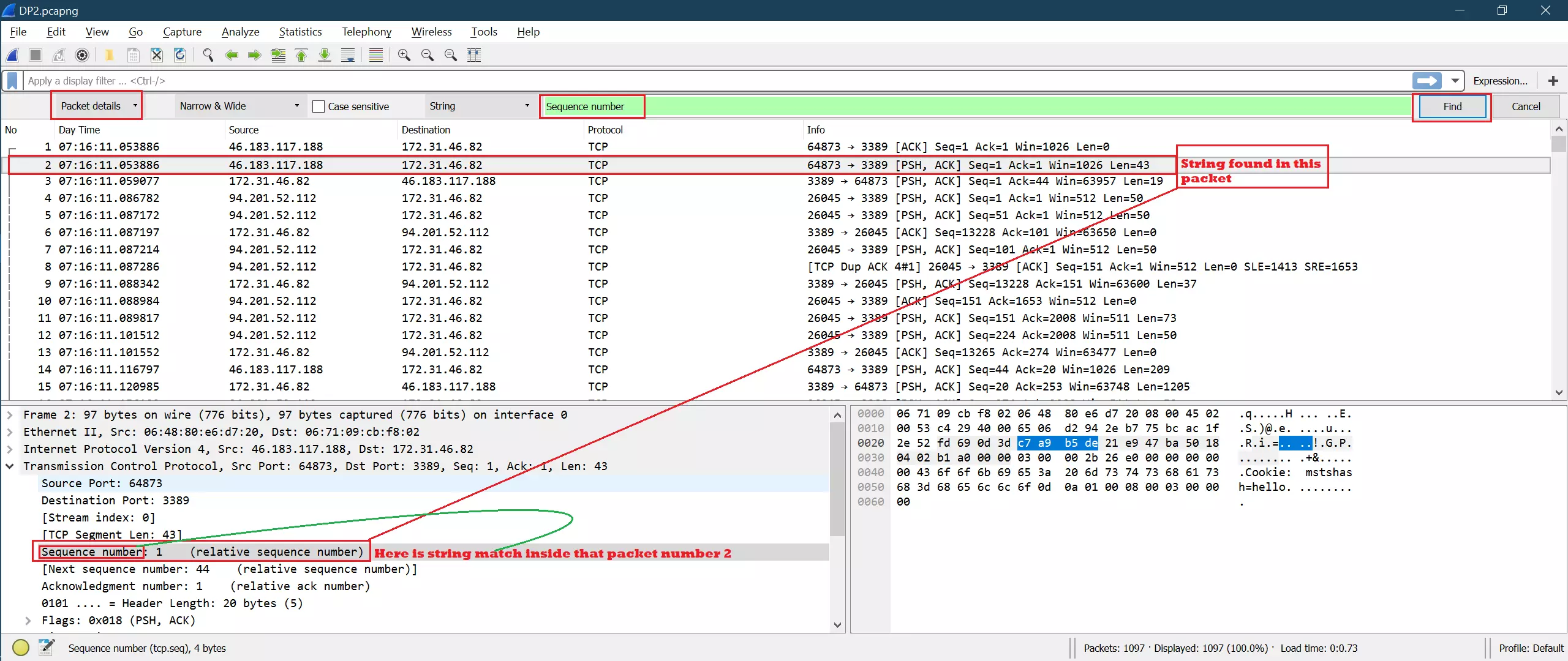 Comment utiliser Wireshark pour rechercher une chaîne dans des paquets 7568_10