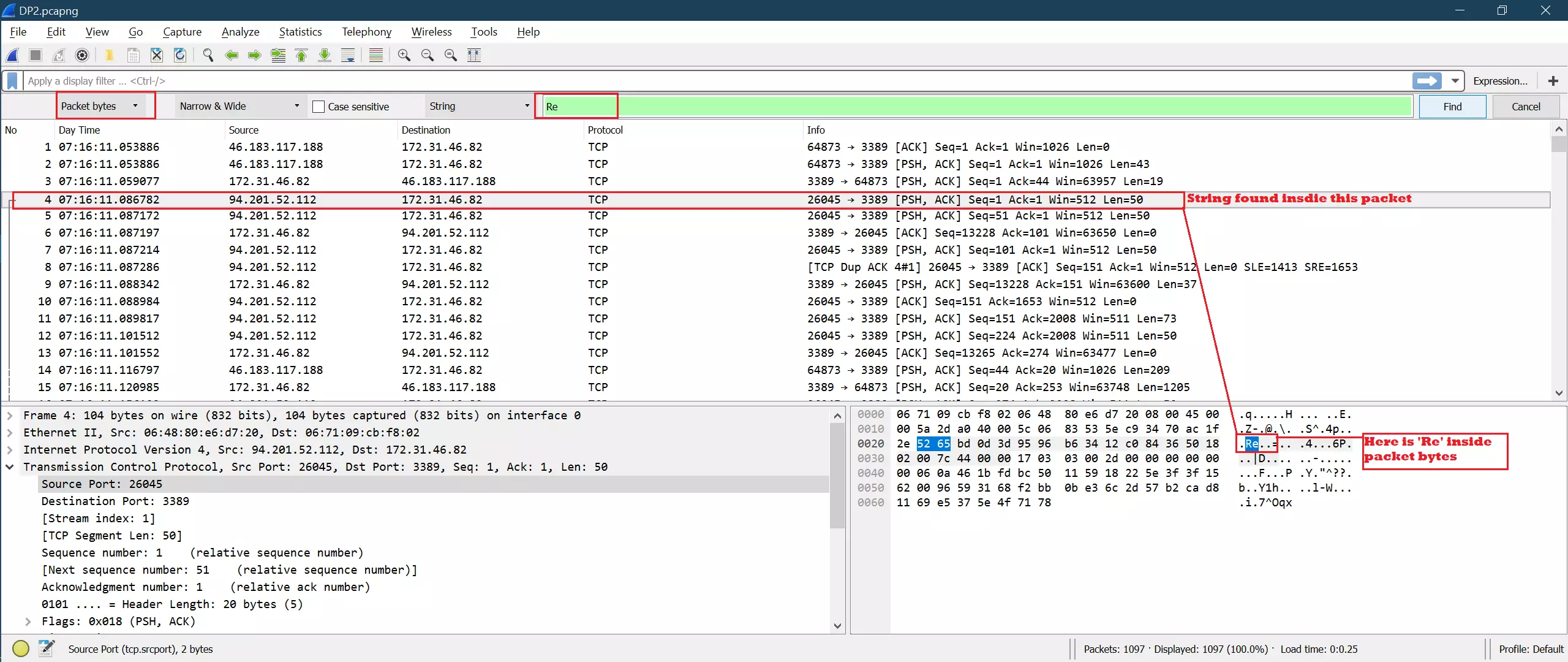 如何使用 Wireshark 搜索数据包中的字符串 7568_12