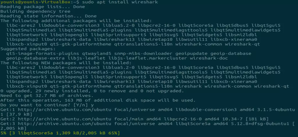 如何在 Ubuntu 20.04 上安装和配置 Wireshark 7571_4