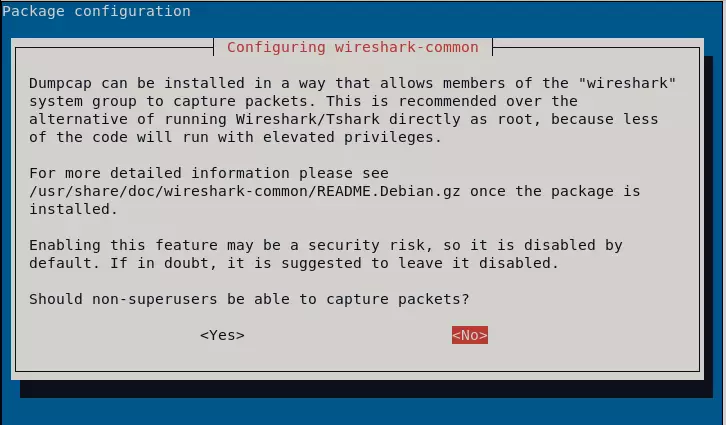 Sut i Gosod Wireshark yn Debian 7573_3