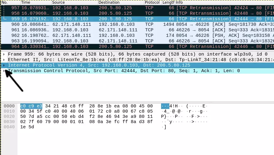 Kako instalirati Wireshark u Debianu 7573_9