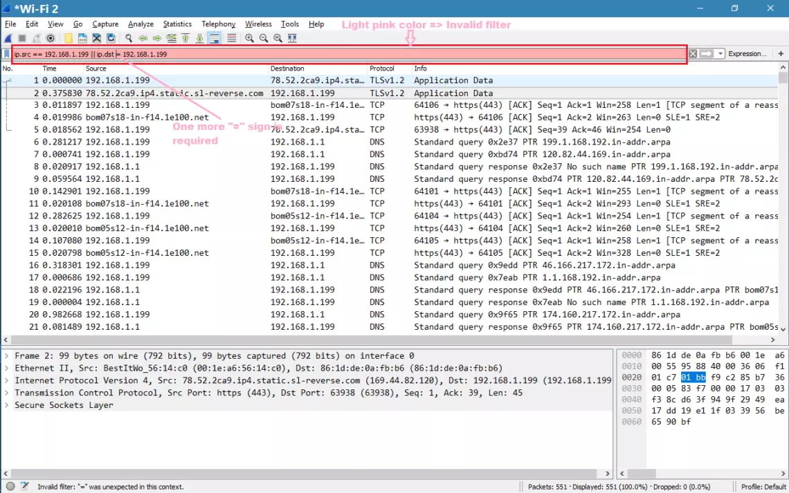 Як фільтрувати за IP-адресою в Wireshark 7582_8