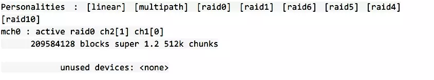 Yuav ua li cas los tsim RAID arrays siv MDADM ntawm ubuntu 7587_2