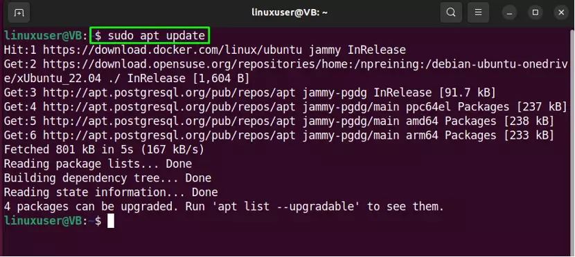 Kaip įdiegti ir nustatyti „PostgreSQL“ duomenų bazę „Ubuntu 22.04“.