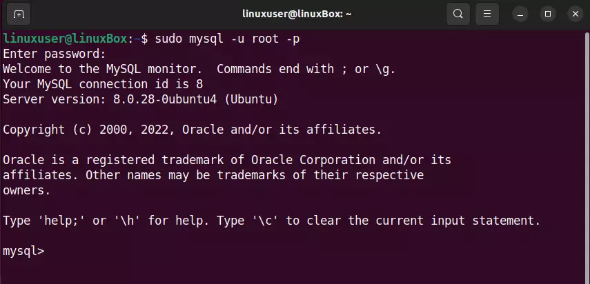 Jinsi ya Kubadilisha Nenosiri la Mizizi ya MySQL katika Ubuntu 20.04 7627_17