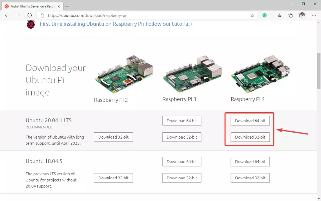 Ubuntu pi