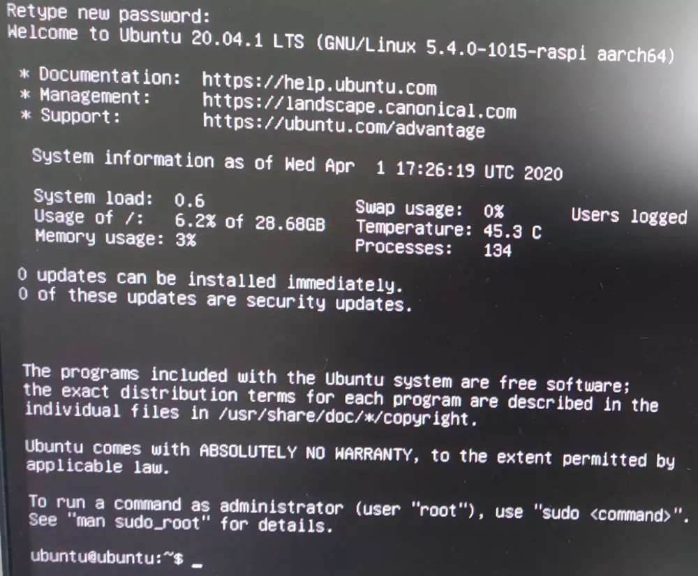 Ku rakib Ubuntu Desktop 20.04 LTS Raspberry Pi 4 7664_23