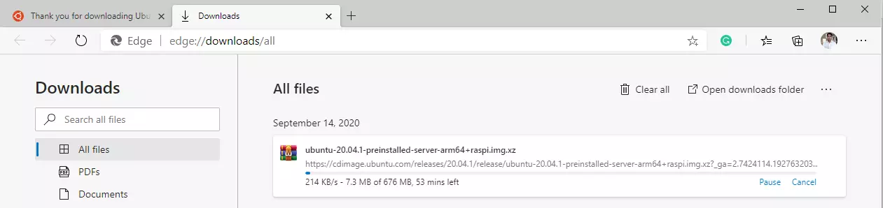 Усталюйце Ubuntu Desktop 20.04 LTS на Raspberry Pi 4 7664_6