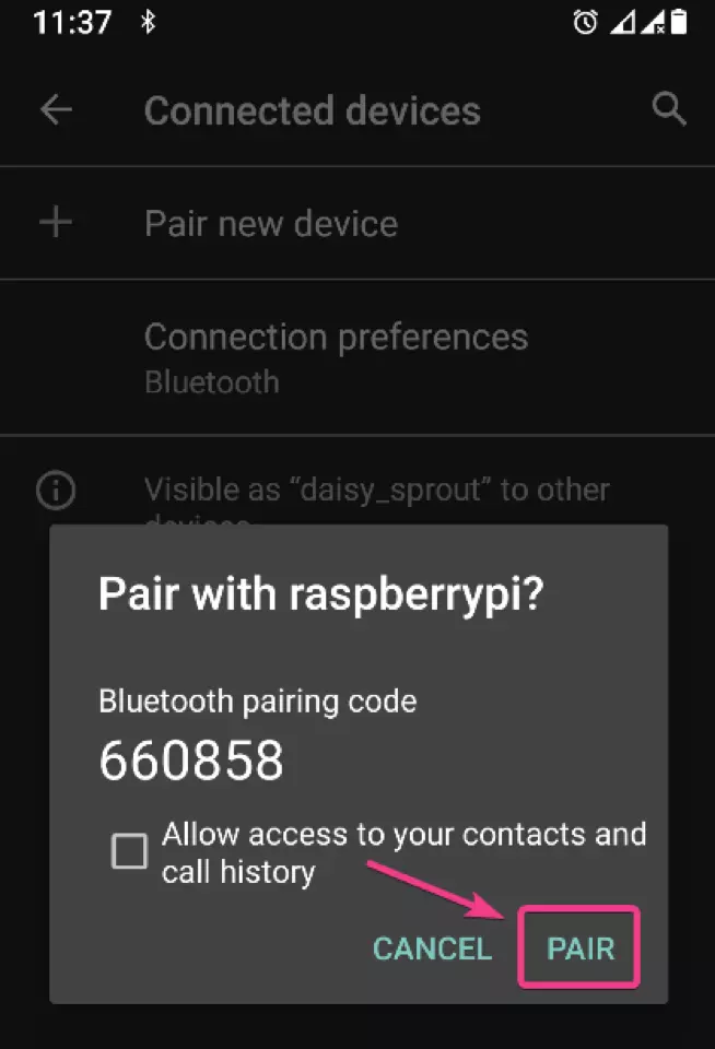 როგორ დააყენოთ Raspberry Pi Bluetooth 7677_9