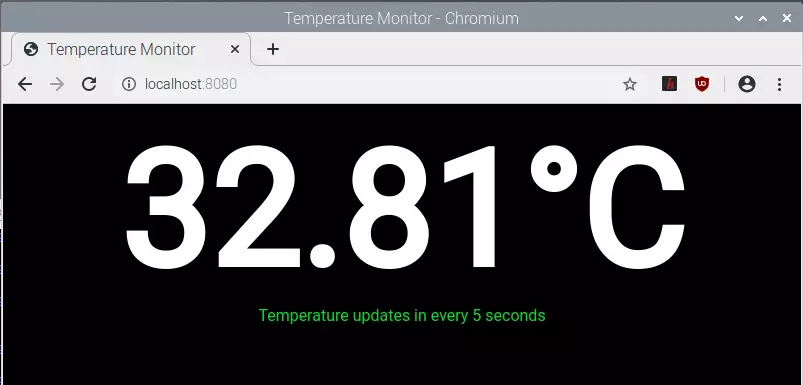 ఉష్ణోగ్రత మానిటర్ Chromium