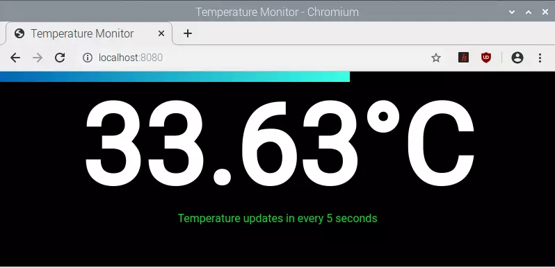 Temperature Monitor gaya ng nakikita mo