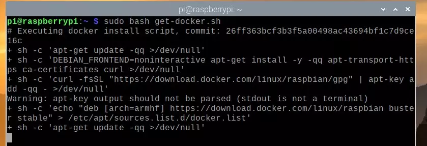 របៀបដំឡើង Docker នៅលើ Raspberry Pi 4 7682_12