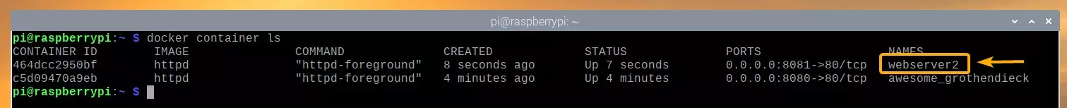 როგორ დააინსტალიროთ Docker Raspberry Pi 4-ზე 7682_34
