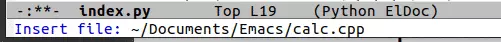 Emacs አጠቃላይ እይታን ያዛል 7692_11