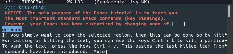 Emacs wuxuu amar ku bixiyaa dulmar dhammaystiran 7692_20