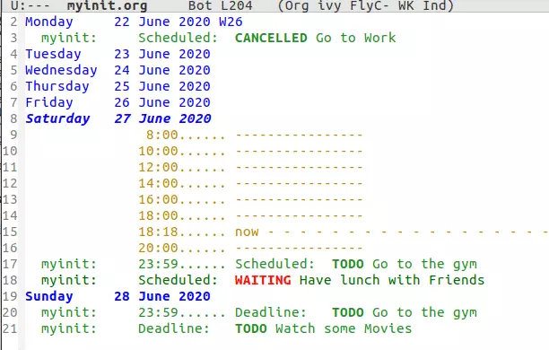 Hayatınızı Düzenlemek için Emacs'ı Kullanma 7696_11