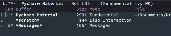 Emacs opslaan en ôfslute 7697_1