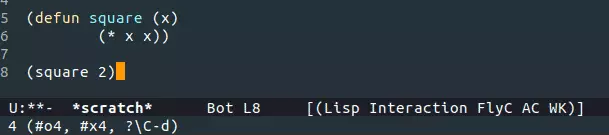 Emacs میں Lisp کا استعمال 7700_1