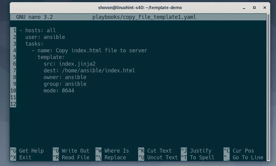 Kako koristiti Ansible Template Module 7740_10