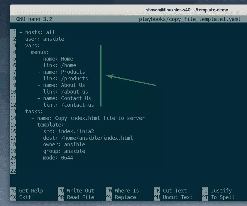 Com utilitzar el mòdul de plantilla Ansible 7740_41