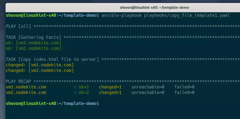 Com utilitzar el mòdul de plantilla Ansible 7740_44