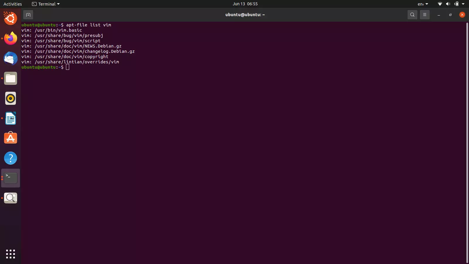 Ubuntu'da Bir Pakette Hangi Dosyaların Bulunduğunu Bulun 7757_4