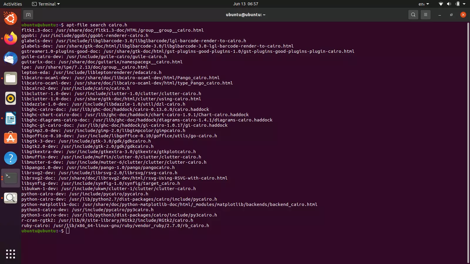 Ubuntu'da Bir Pakette Hangi Dosyaların Bulunduğunu Bulun 7757_5