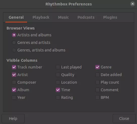 Hoe Rhythmbox op Ubuntu te installeren en aan te passen 7766_4