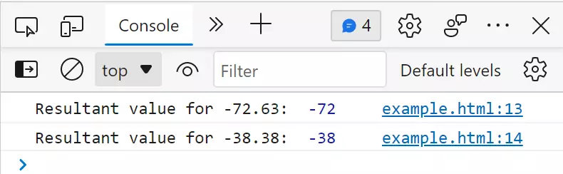 Math.trunc() ວິທີການໃນ JavaScript | ອະທິບາຍ 7776_2