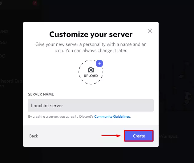 Giunsa paghimo ang usa ka server sa Discord 7793_6