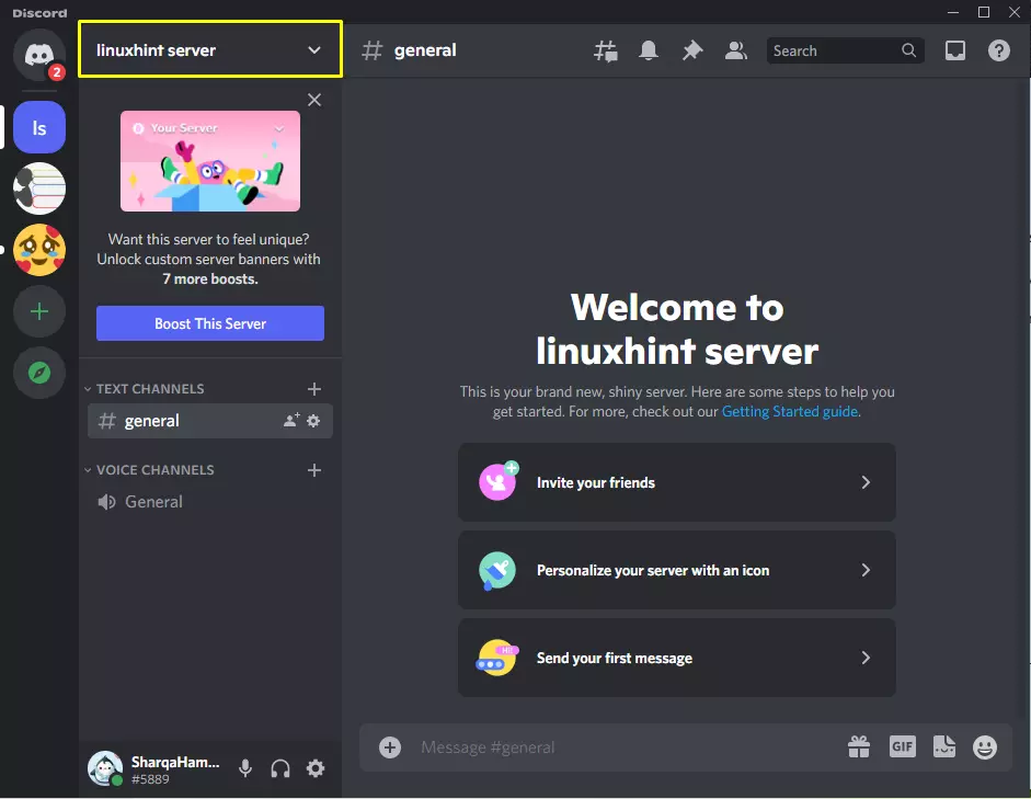 Nigute wakora seriveri ya Discord 7793_7