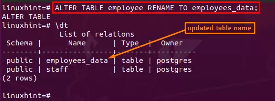 Postgres でテーブルの名前を変更する方法 7798_3