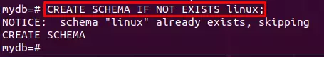 Postgres இல் CREATE SCHEMA ஐ எவ்வாறு பயன்படுத்துவது 7799_5