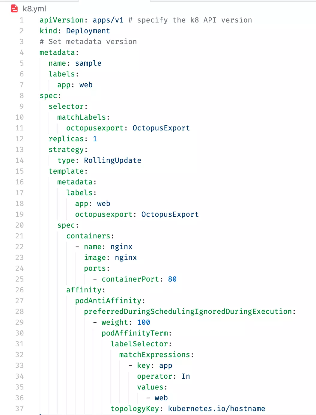 YAML അഭിപ്രായങ്ങൾ