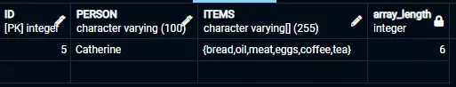 PostgreSQLで配列の長さを見つける方法は? 7815_10