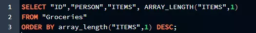 Wie finde ich die Array-Länge in PostgreSQL? 7815_5