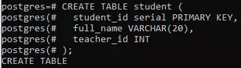 E mafai ona e faia ni faʻailoga i le PostgreSQL? 7817_4