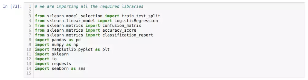 Regresyona lojîstîkî di Python de 7865_1