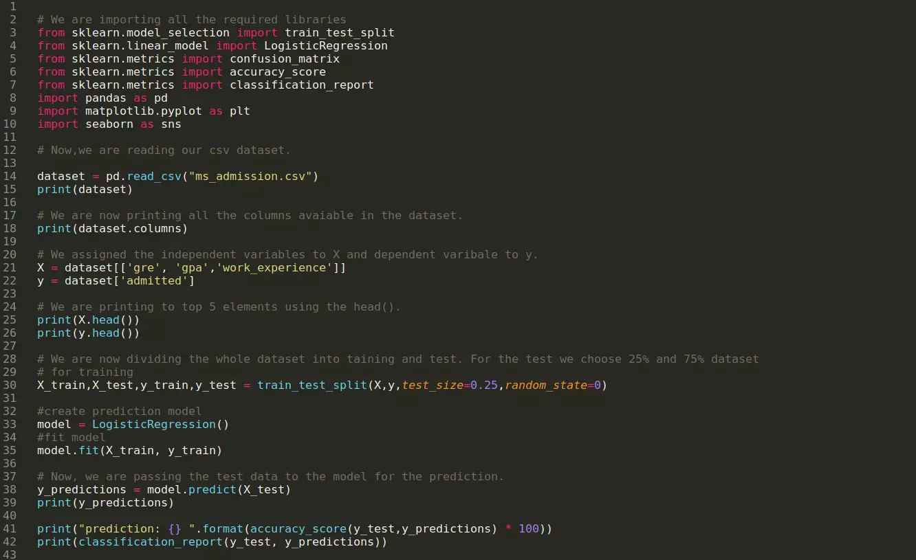 Regresi Logistik ing Python 7865_13