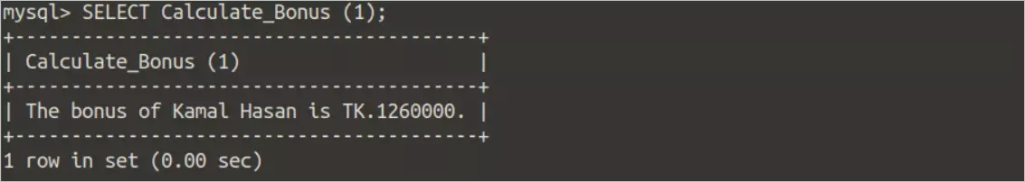 أمثلة على مؤشر MySQL 7869_3