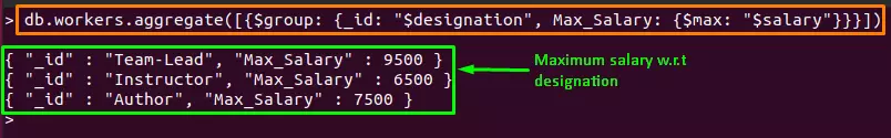 O que é agregação no MongoDB com exemplo 7933_7