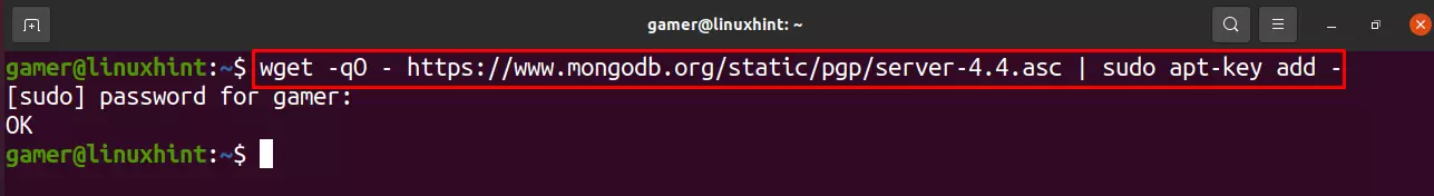 Ubuntu တွင် MongoDB ကို ထည့်သွင်းပါ။ 7937_1