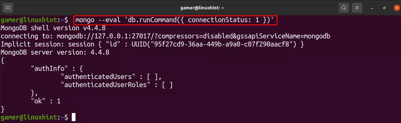 Ubuntu တွင် MongoDB ကို ထည့်သွင်းပါ။ 7937_10